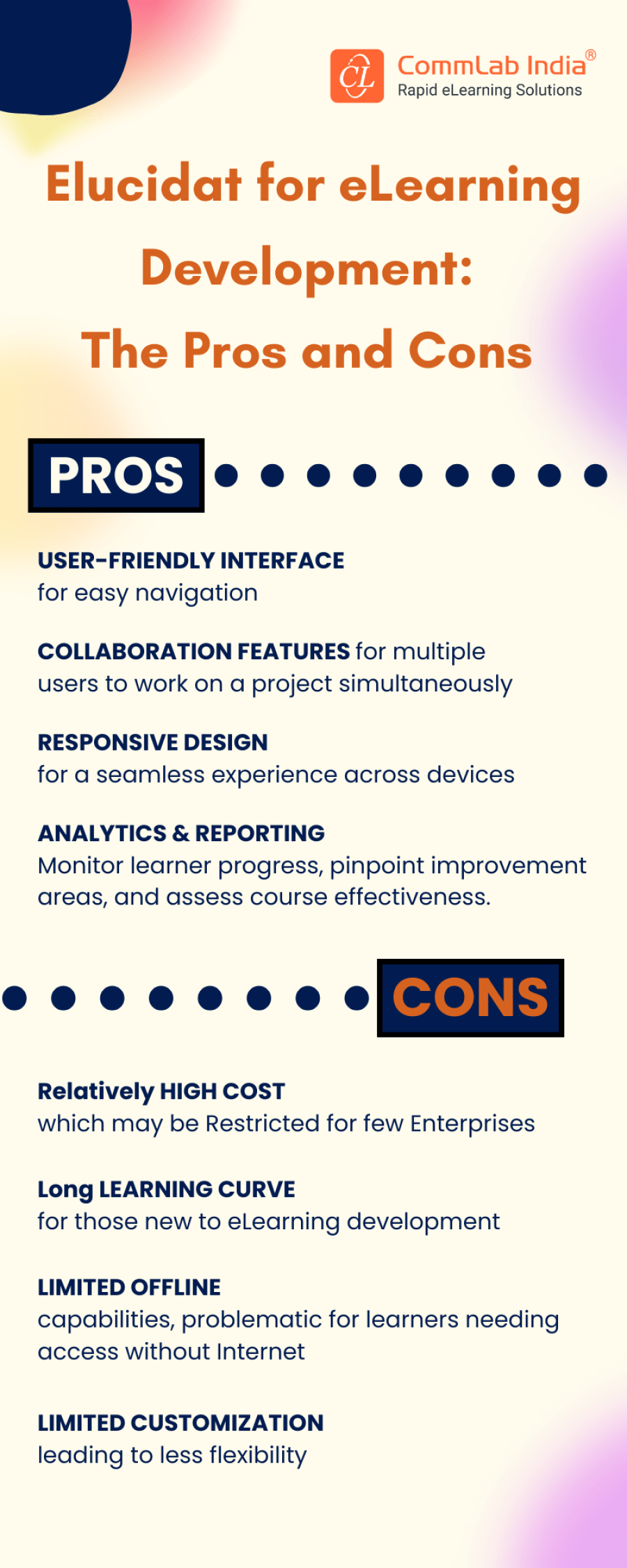 eLearning Development: Pros and Cons of Elucidat